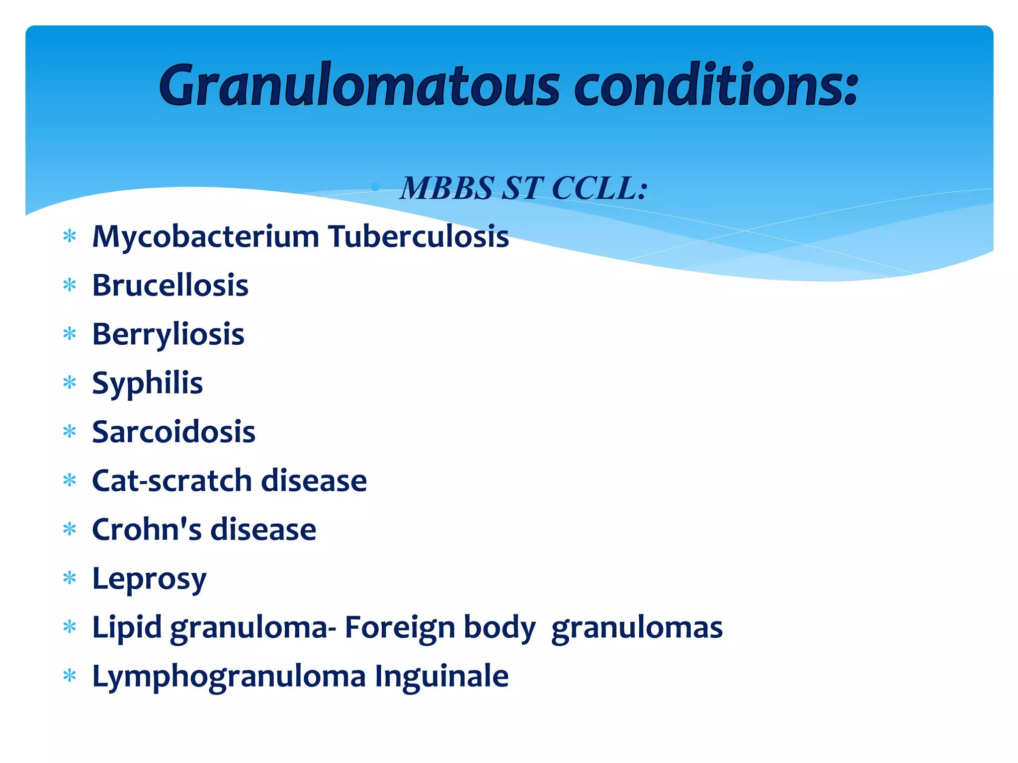 4. chronic inflammation granulomatous inflammation -dr. sinhasan- mdzah ...