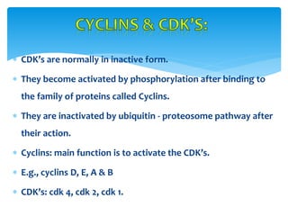 4. molecular basis of cancer dr. sinhasan, mdzah | PPTX