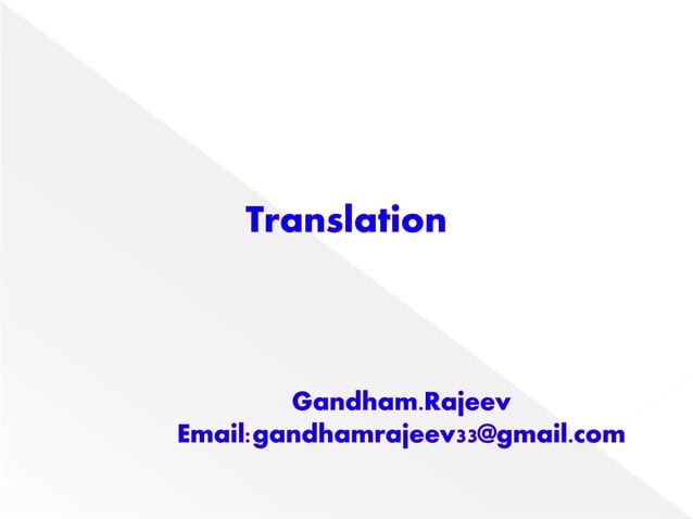 TRANSLATION & POST - TRANSLATIONAL MODIFICATIONS | PPTX | Programming ...