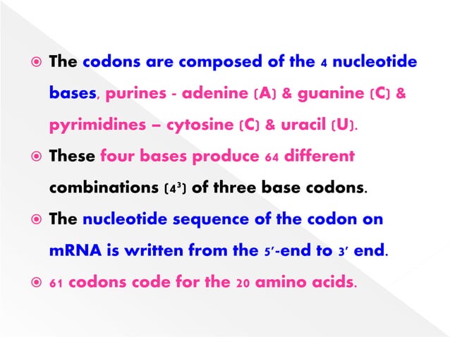 TRANSLATION & POST - TRANSLATIONAL MODIFICATIONS | PPTX | Programming ...