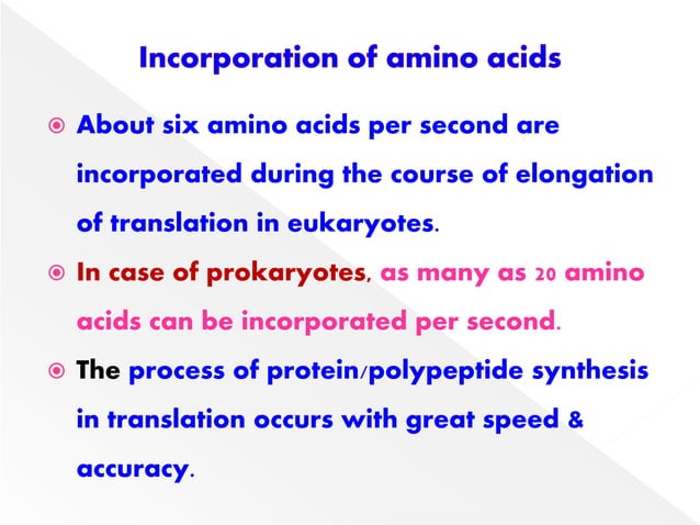 TRANSLATION & POST - TRANSLATIONAL MODIFICATIONS | PPTX | Programming ...