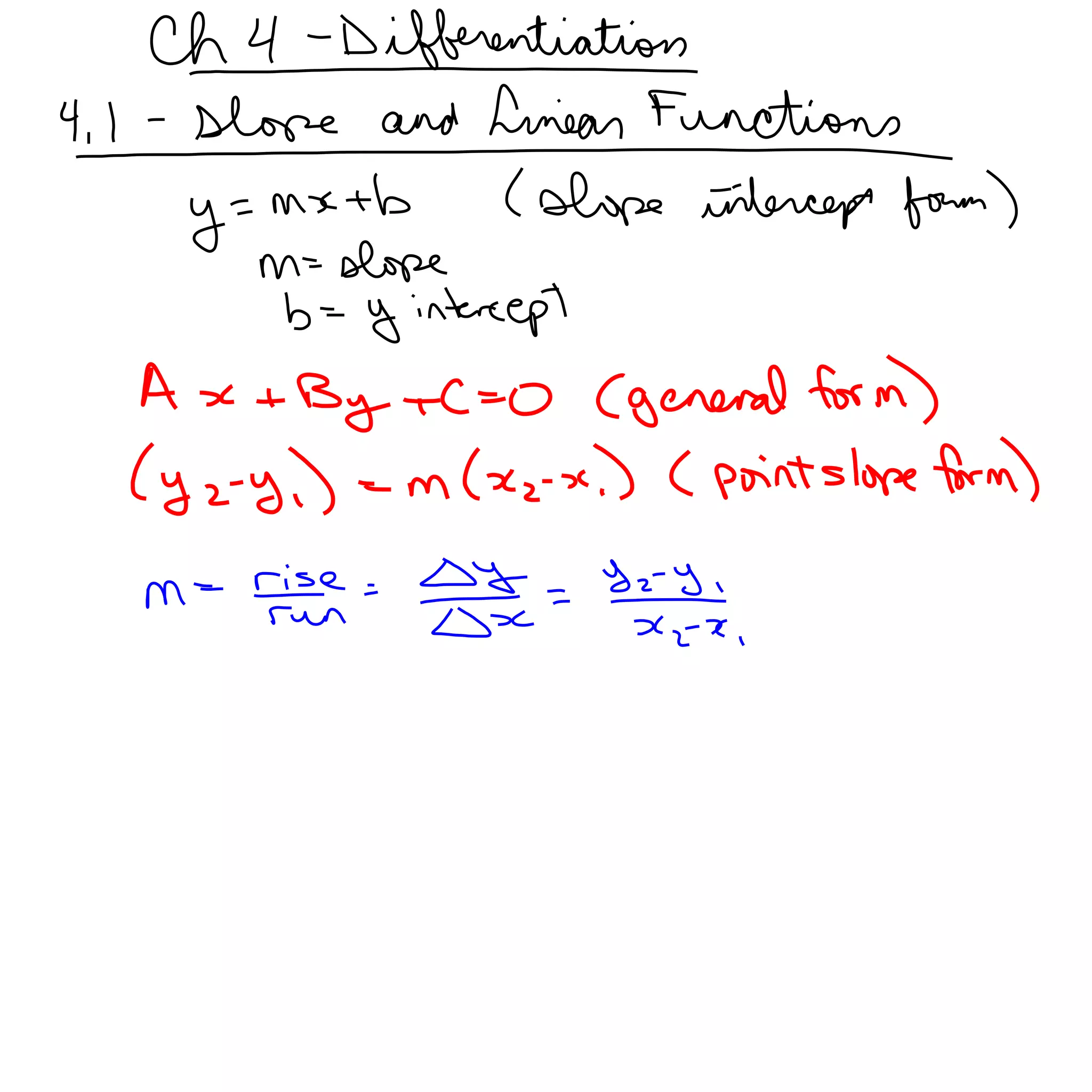 4.1 slope of linear functions | PPTX