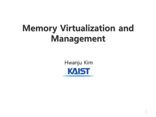 4. Memory virtualization and management | PPTX