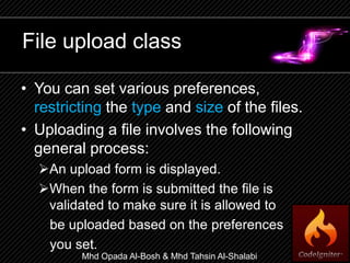CodeIgniter L4 file upload & image manipulation & language | PPT