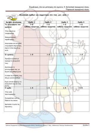 4 κατανοηση παραγωγη-προφορικου λογου-σχολ-βια-φυλ-εργ | PDF