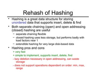4.4 hashing ext | PPT | Databases | Computer Software and Applications
