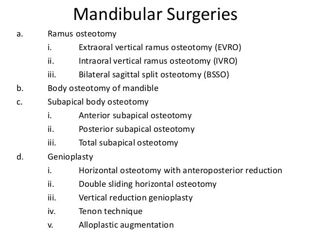 4.orthognathic surgery