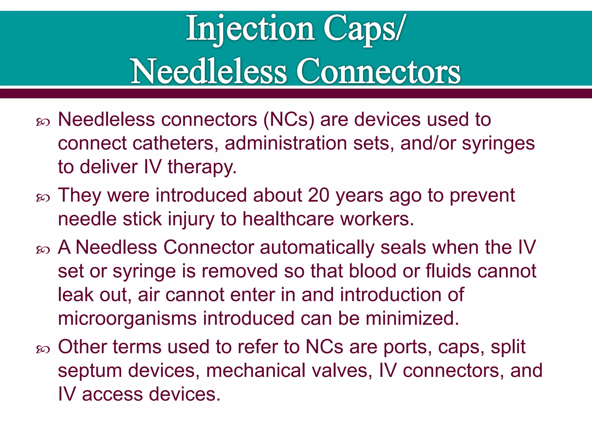 4. injection caps | PPTX
