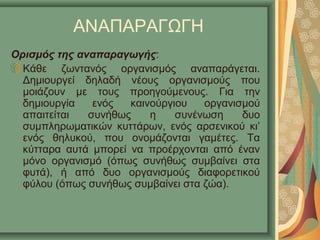 Σύλληψη,αναπαραγωγή,γονιμότητα (ομαδα 4η) | PPT
