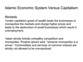 4. capitalism and islamic economic system | PPT