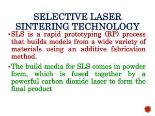 4.selective laser sintering (by Hari Prasad) | PPT