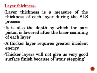 4.selective laser sintering (by Hari Prasad) | PPT