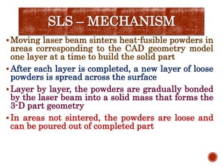 4.selective laser sintering (by Hari Prasad) | PPT
