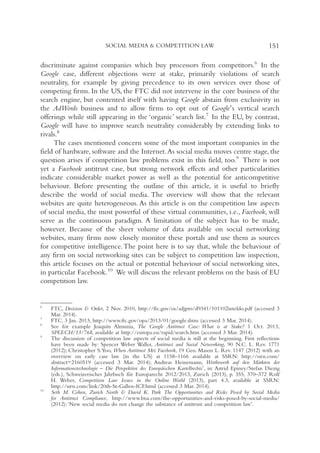 4. social media & competition law | PDF