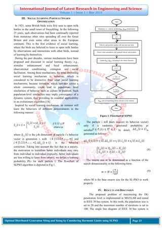 Optimal Distributed Generation Siting and Sizing by Considering Harmonic Limits using SLPSO | PDF