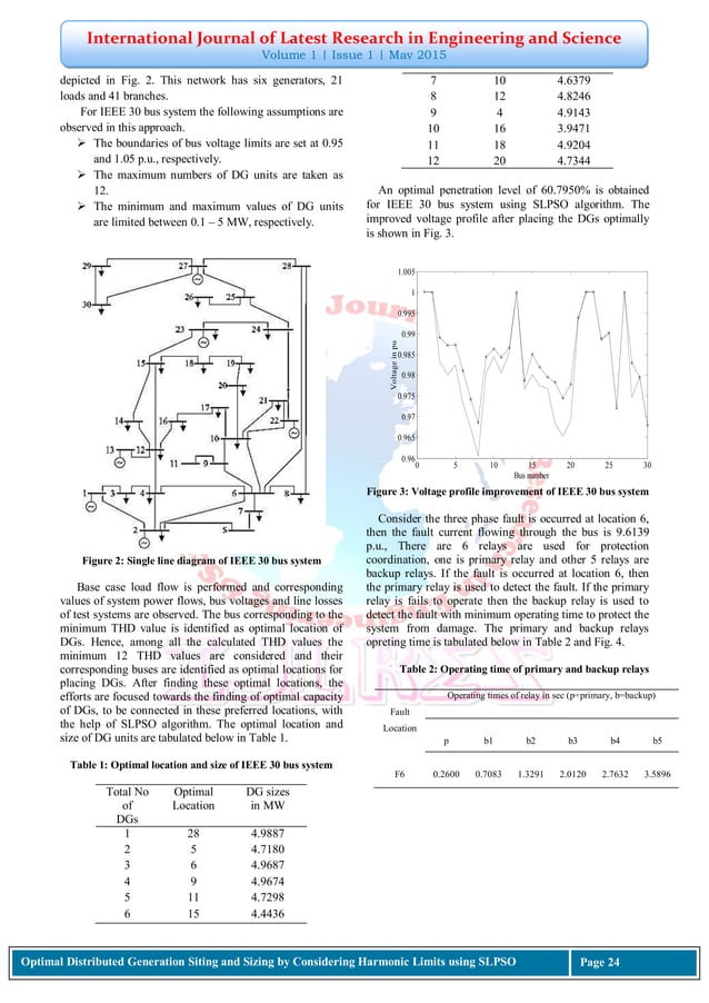 Optimal Distributed Generation Siting and Sizing by Considering Harmonic Limits using SLPSO | PDF