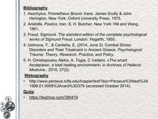 4. the healing power of ancient greek drama - script | PPTX | Theater ...