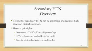 Hypertension evaluation 1 | PDF