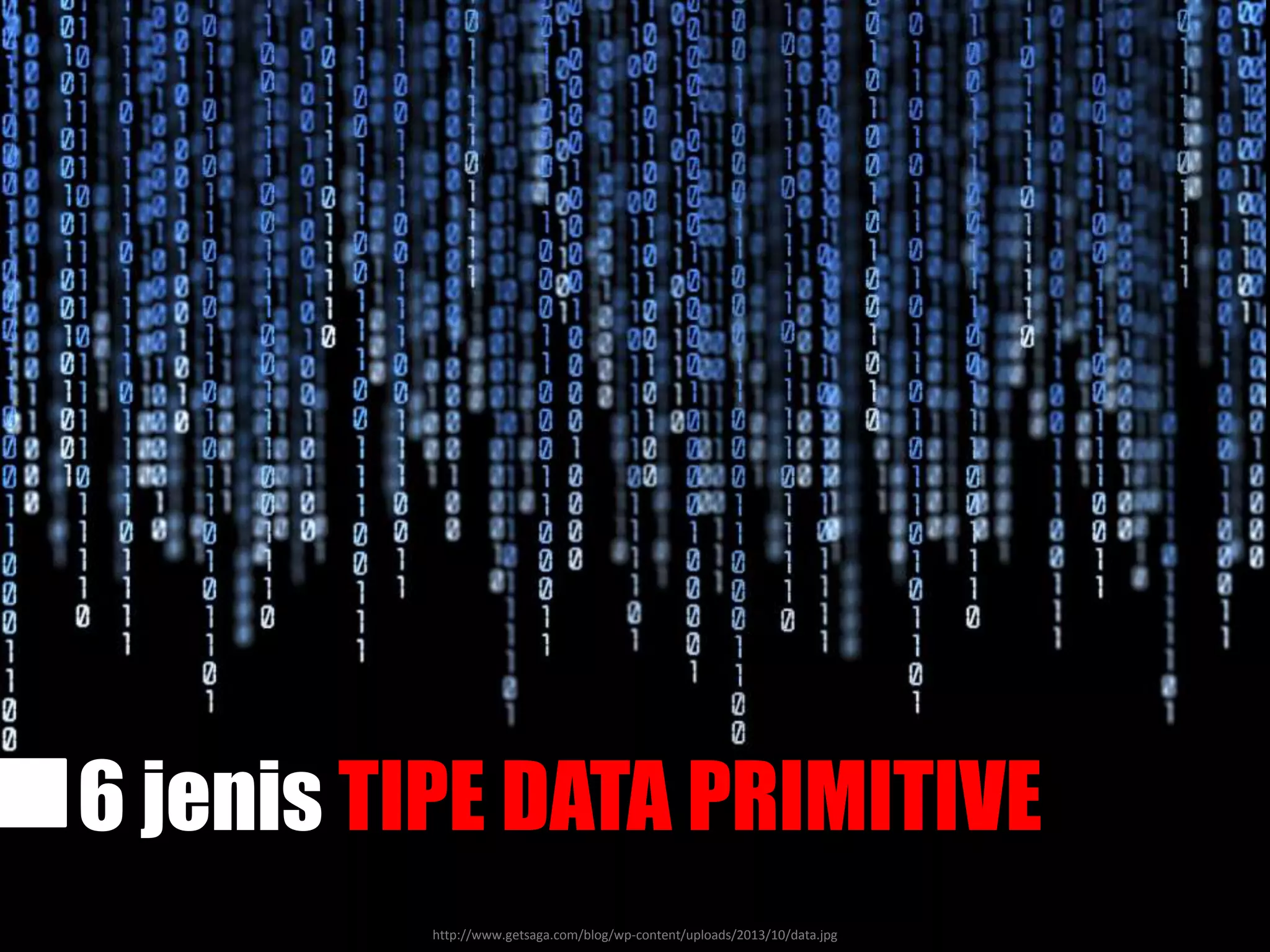 Presentasi Tipe Data Primitive - Rita Aji | PPTX