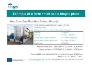 Sustainable small-scale biogas production from agrofood waste for ...