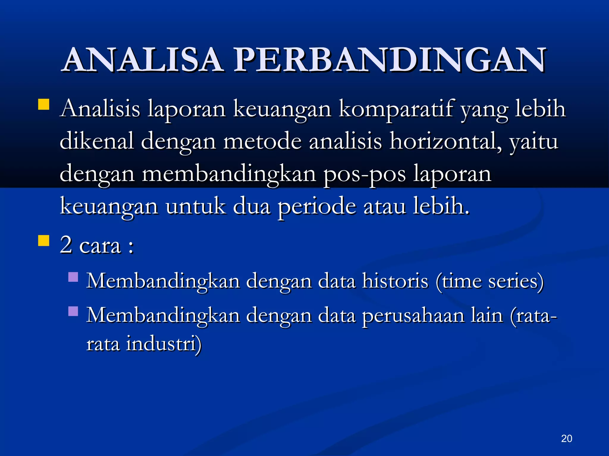 4. analisis laporan keuangan | PPT