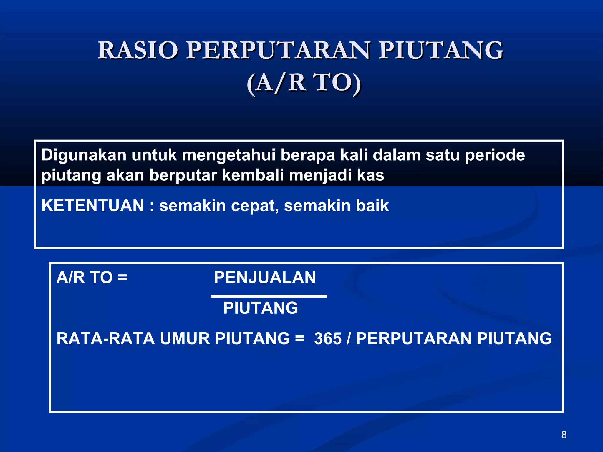 4. analisis laporan keuangan | PPT