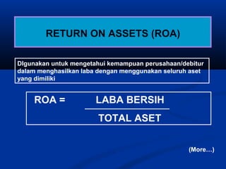 4. analisis laporan keuangan | PPT