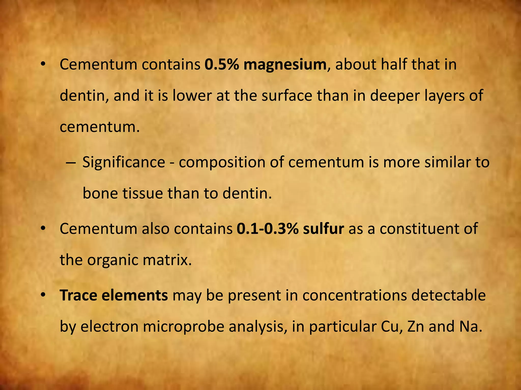 Molecular Biology of Cementum and Alveolar Bone | PPTX