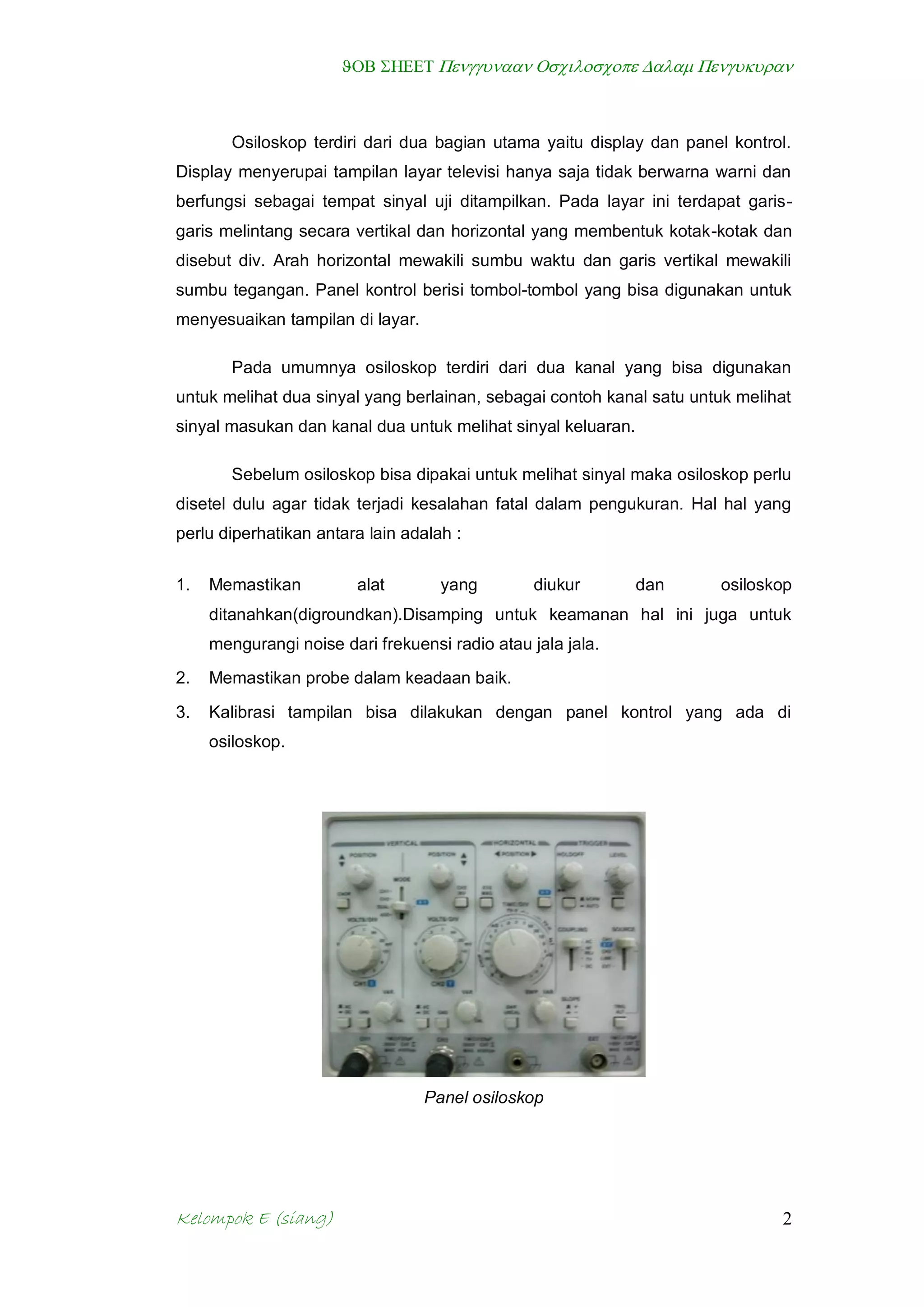 4. pengukuran dengan_osciloscop | PDF