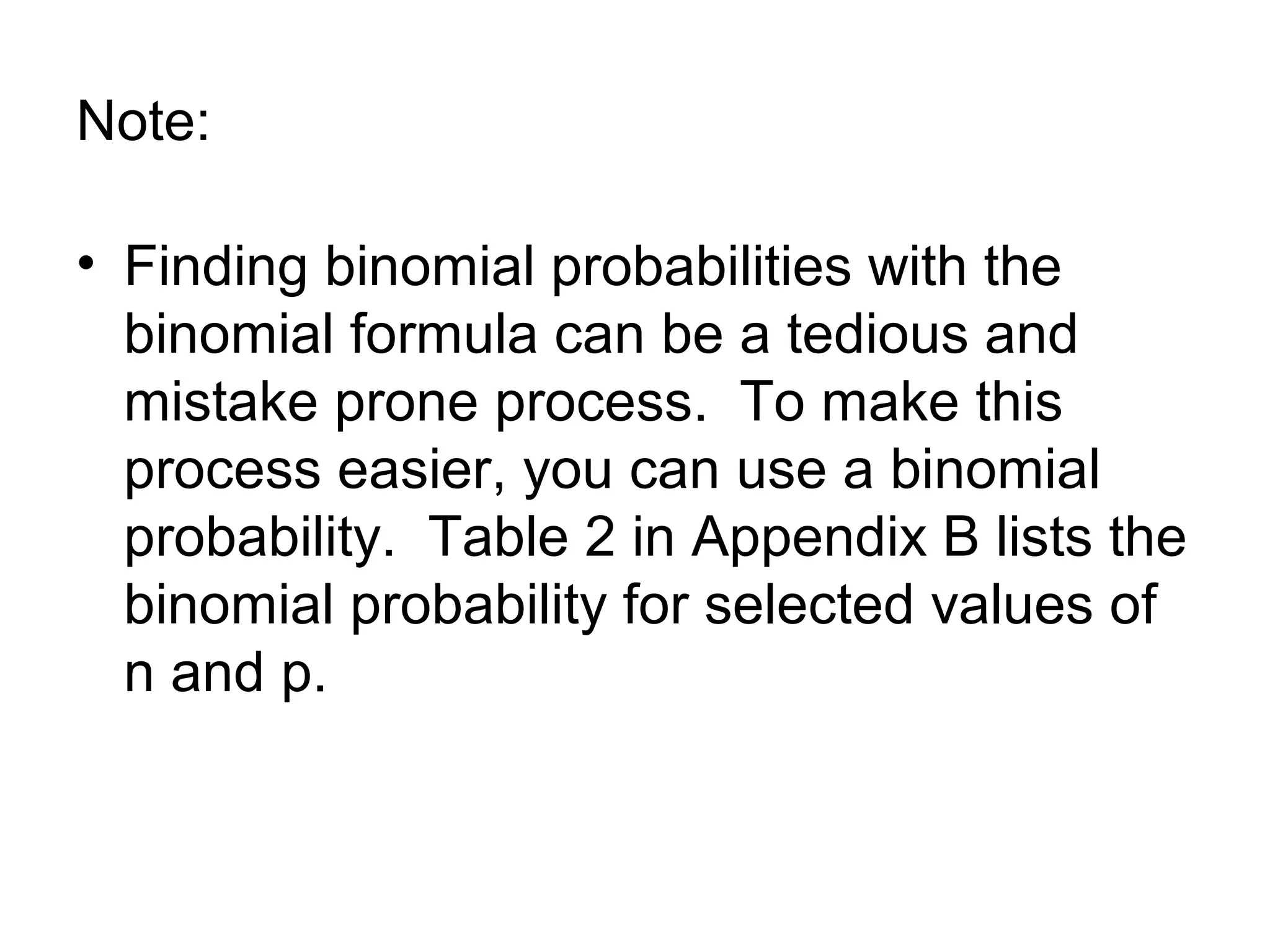 4.2 binomial distributions | PPT | Physics | Science