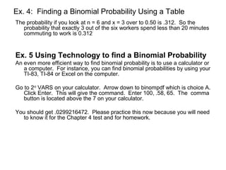 4.2 binomial distributions | PPT | Physics | Science