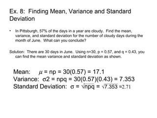 4.2 binomial distributions | PPT | Physics | Science