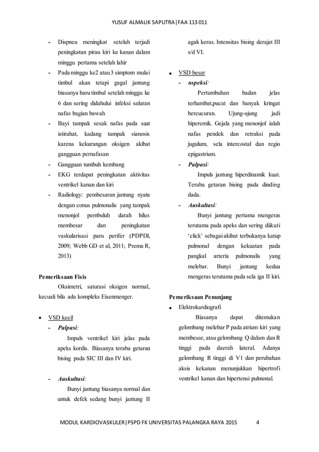 Defek Septum Ventrikel | PDF