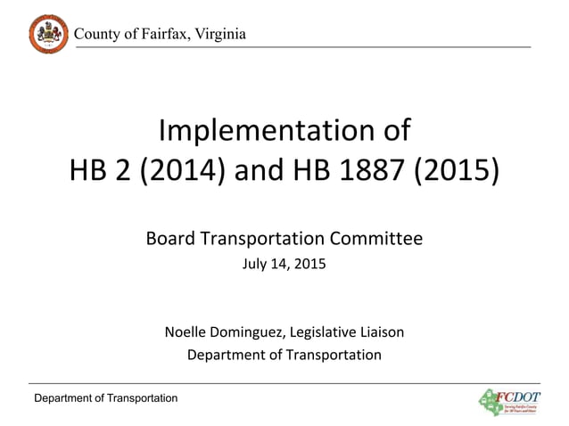 Implementation of HB2 (2014) and HB 1887 (2015) | PPT | Free Download