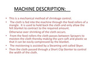 Anti shrink finish | PPTX