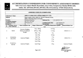Accab Certificate & Scope | PPT
