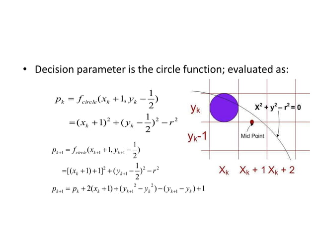 Output primitives in Computer Graphics | PPTX
