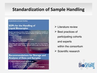 BioSHaRE: Biosample quality for omics downstream analysis - Gabriele ...