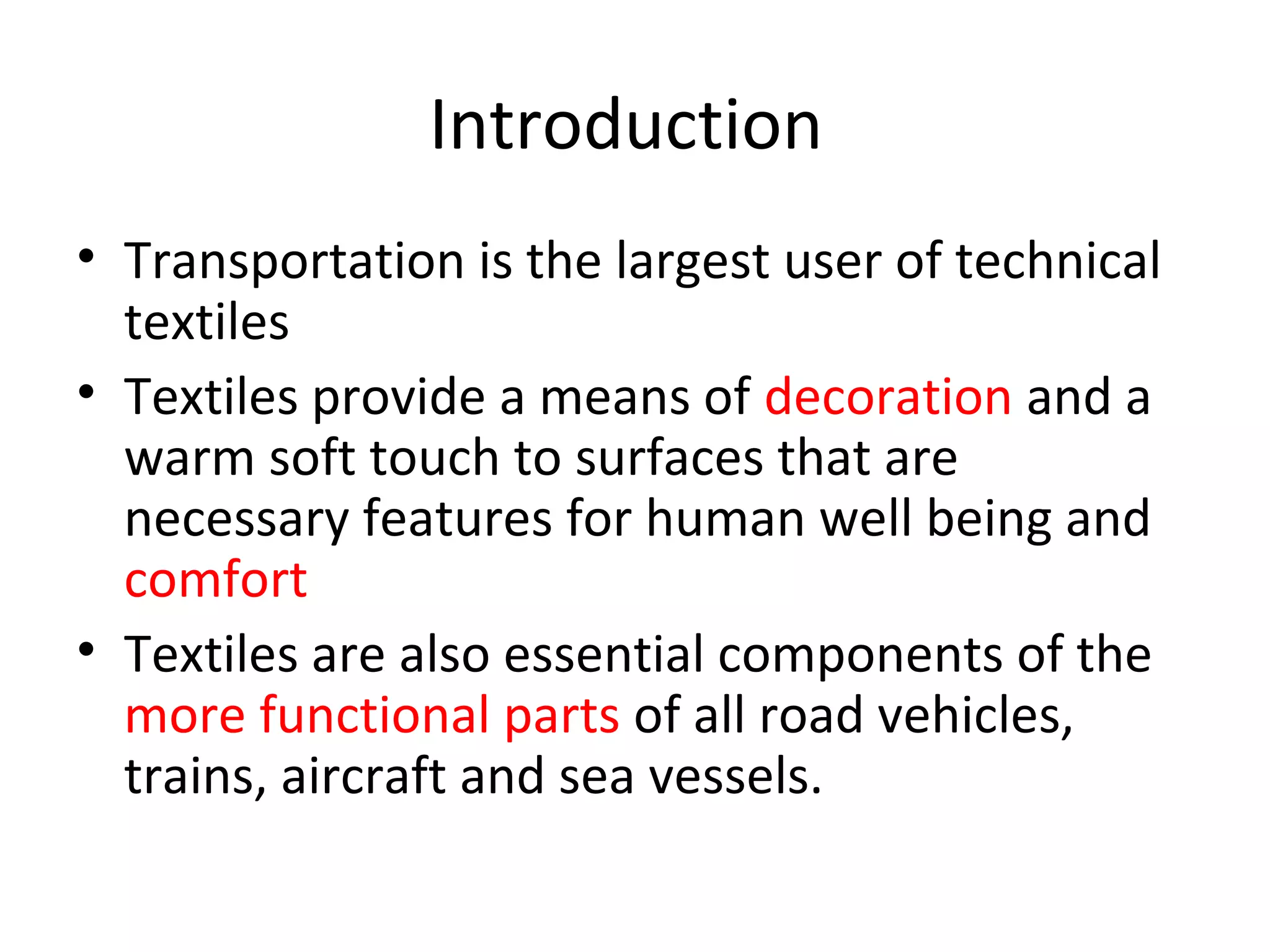 4. automotive textiles | PPT