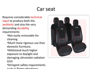 4. automotive textiles | PPT