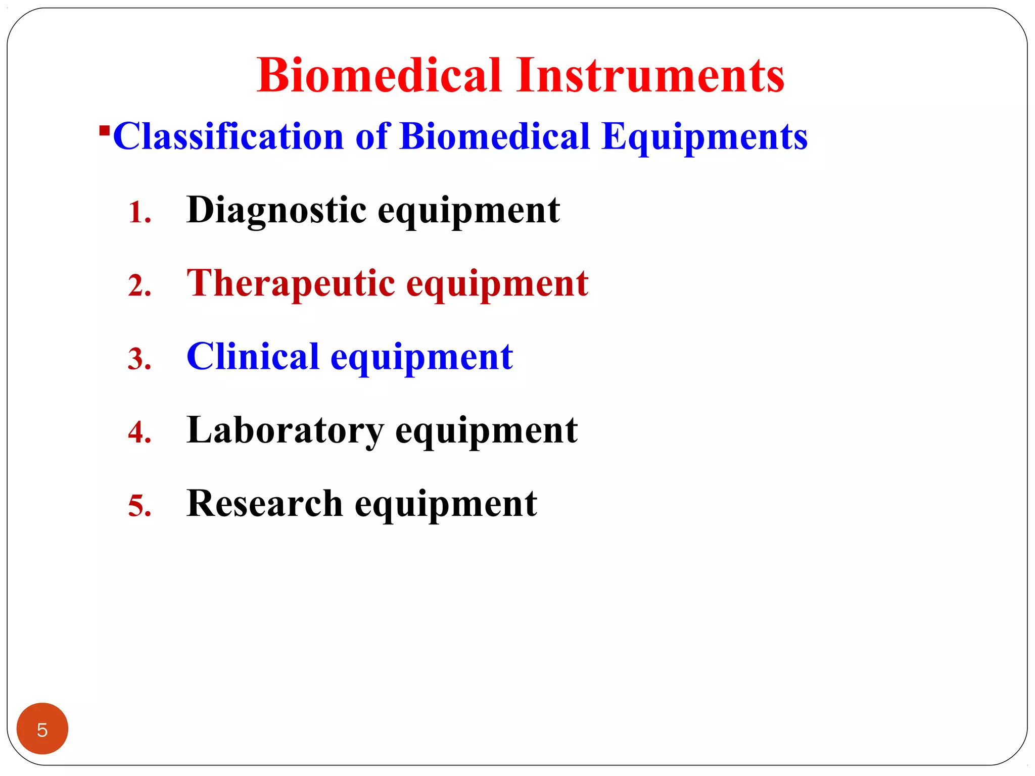 Biomedical instrumentation | PPT