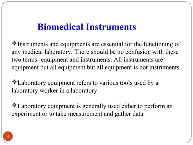 Biomedical instrumentation | PPT