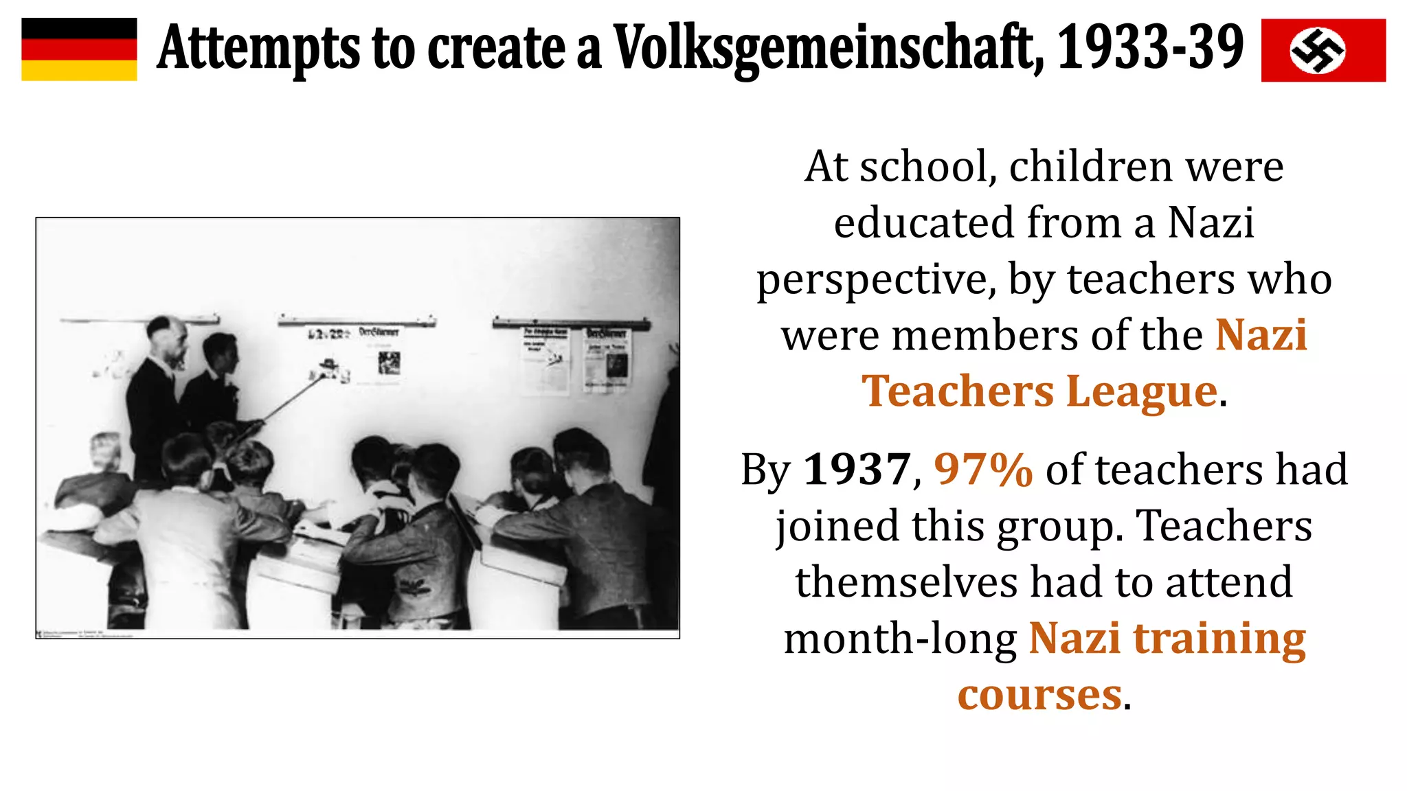 Nazi Germany - youth and educational policies | PPTX