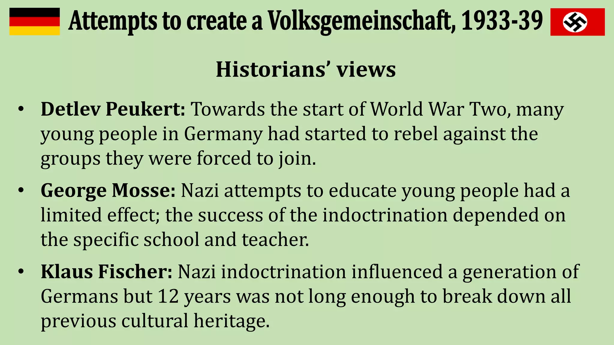 Nazi Germany - youth and educational policies | PPT