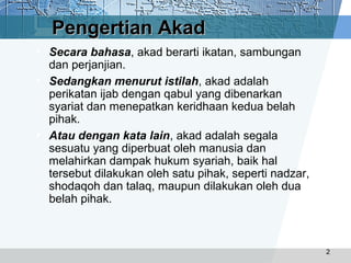 4.1. akad dalam asuransi syariah | PPT