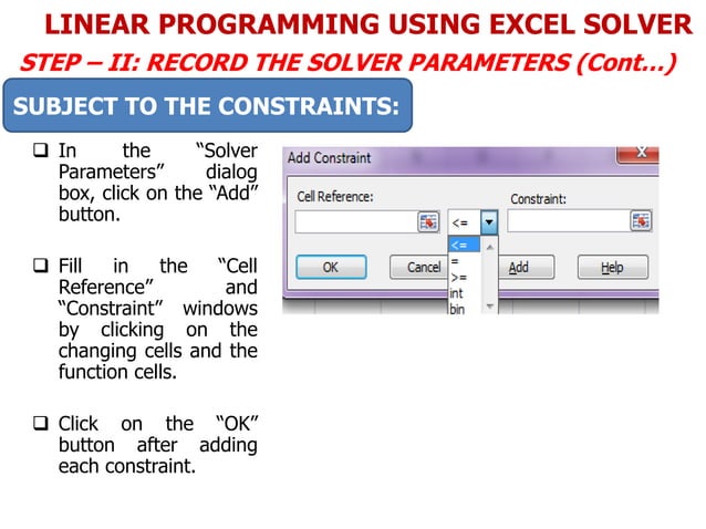 4. linear programming using excel solver | PDF