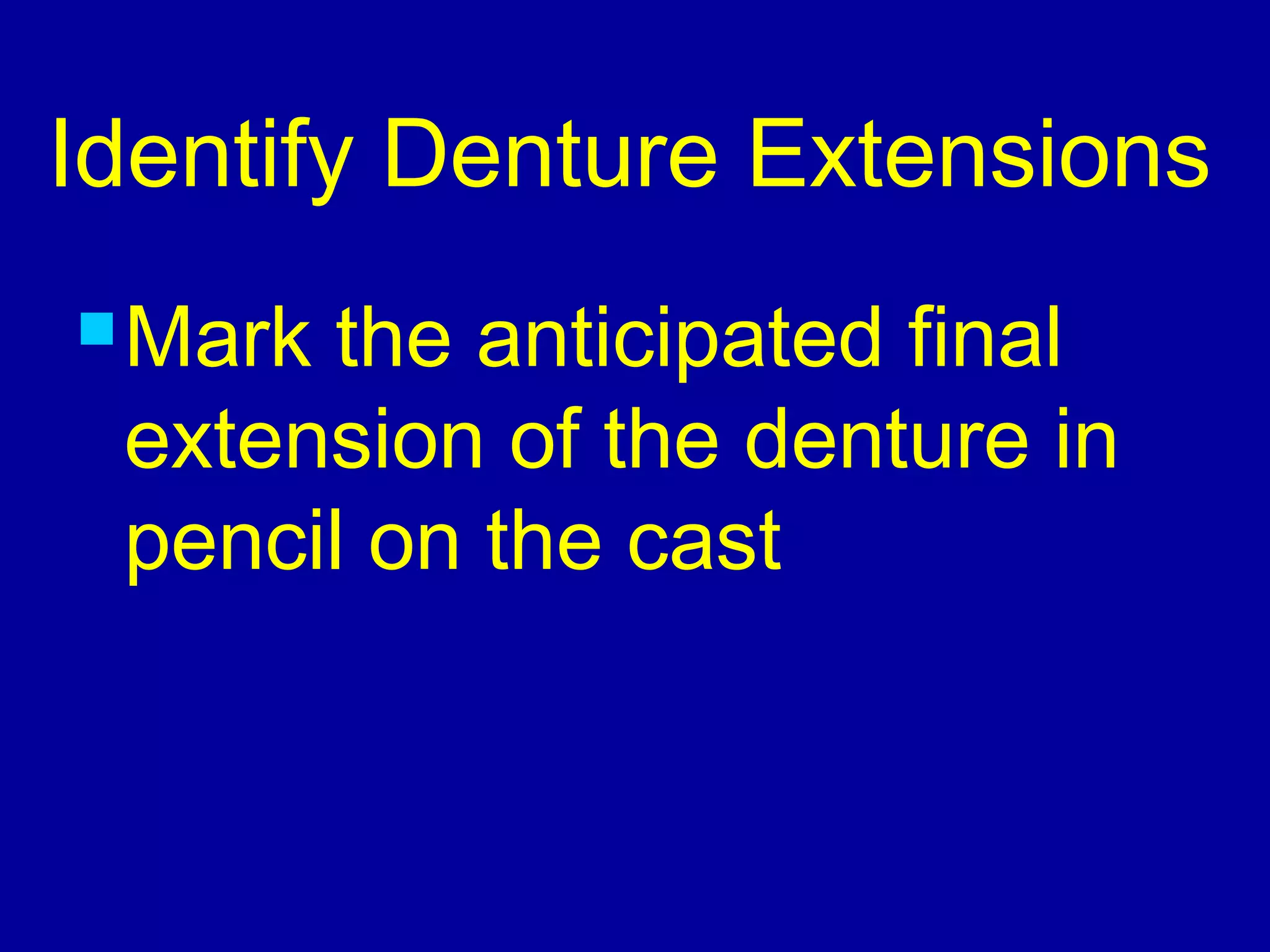 custom trays & master casts | PPT