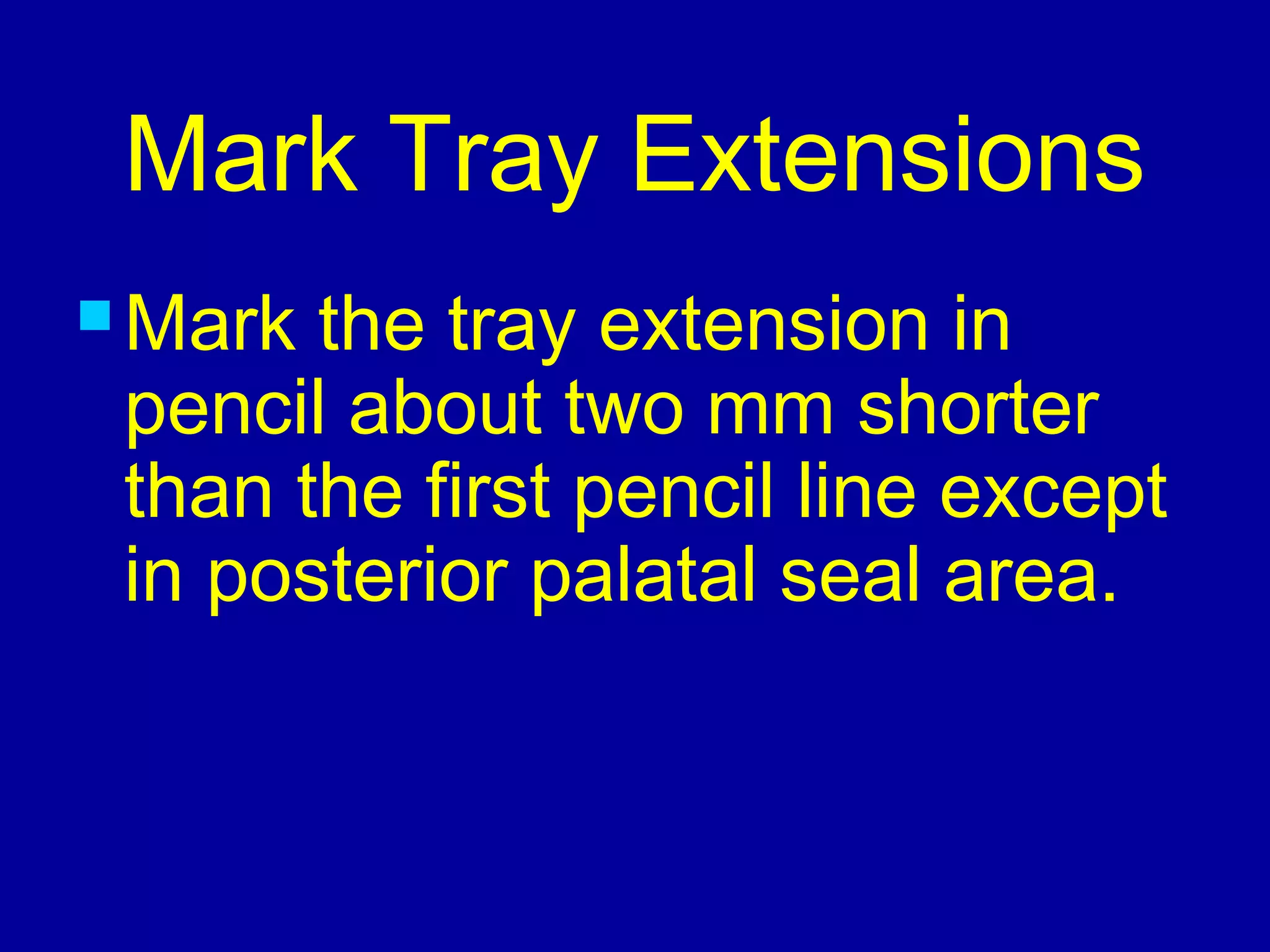 custom trays & master casts | PPT