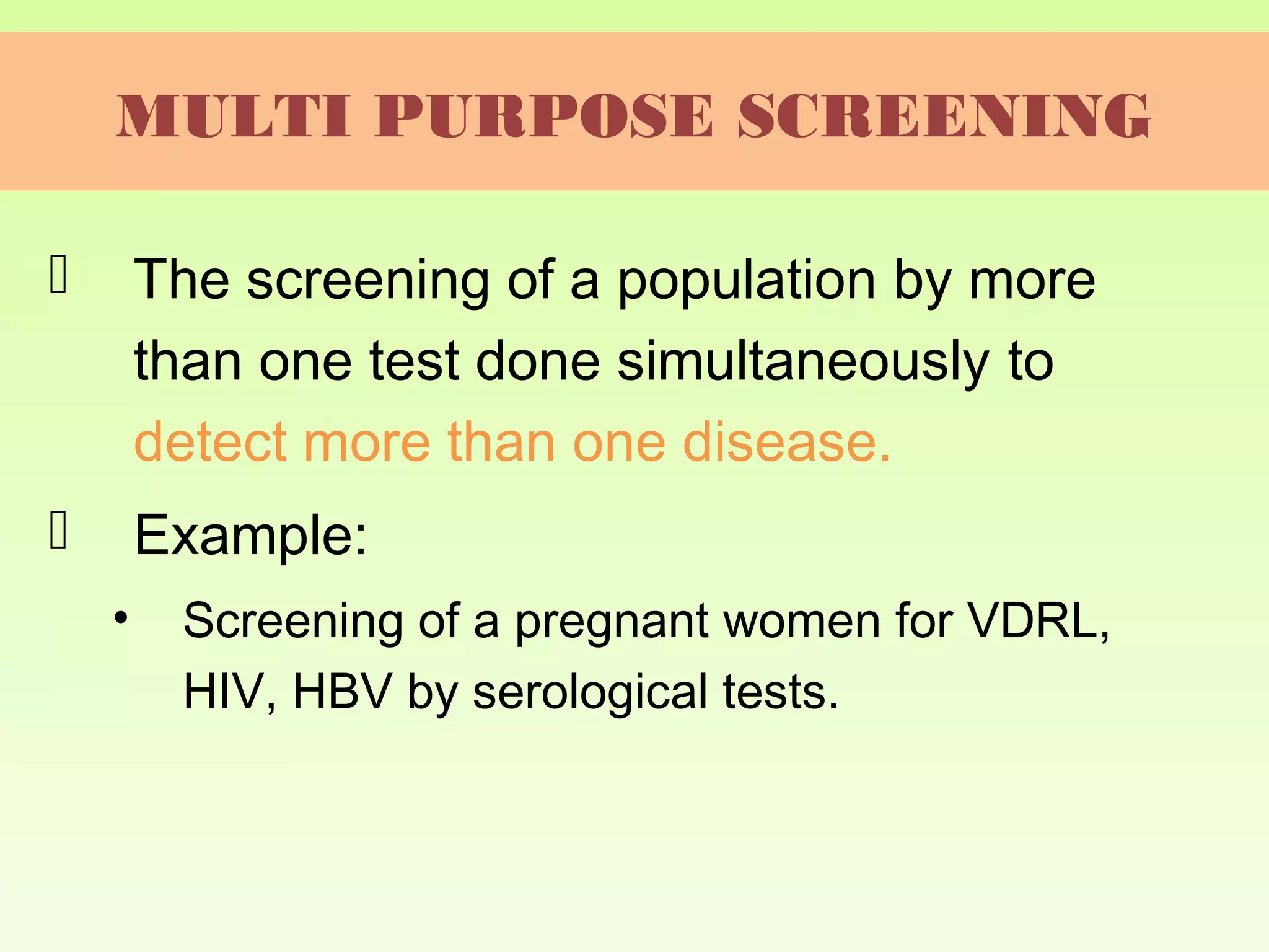 Types of Screening | PPT