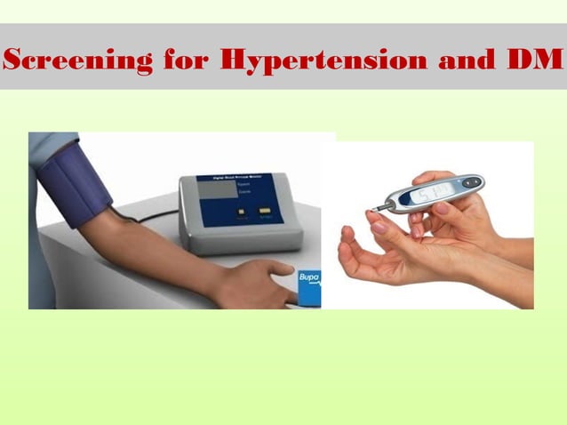 Types of Screening | PPT | Medical Tests | Medical Health